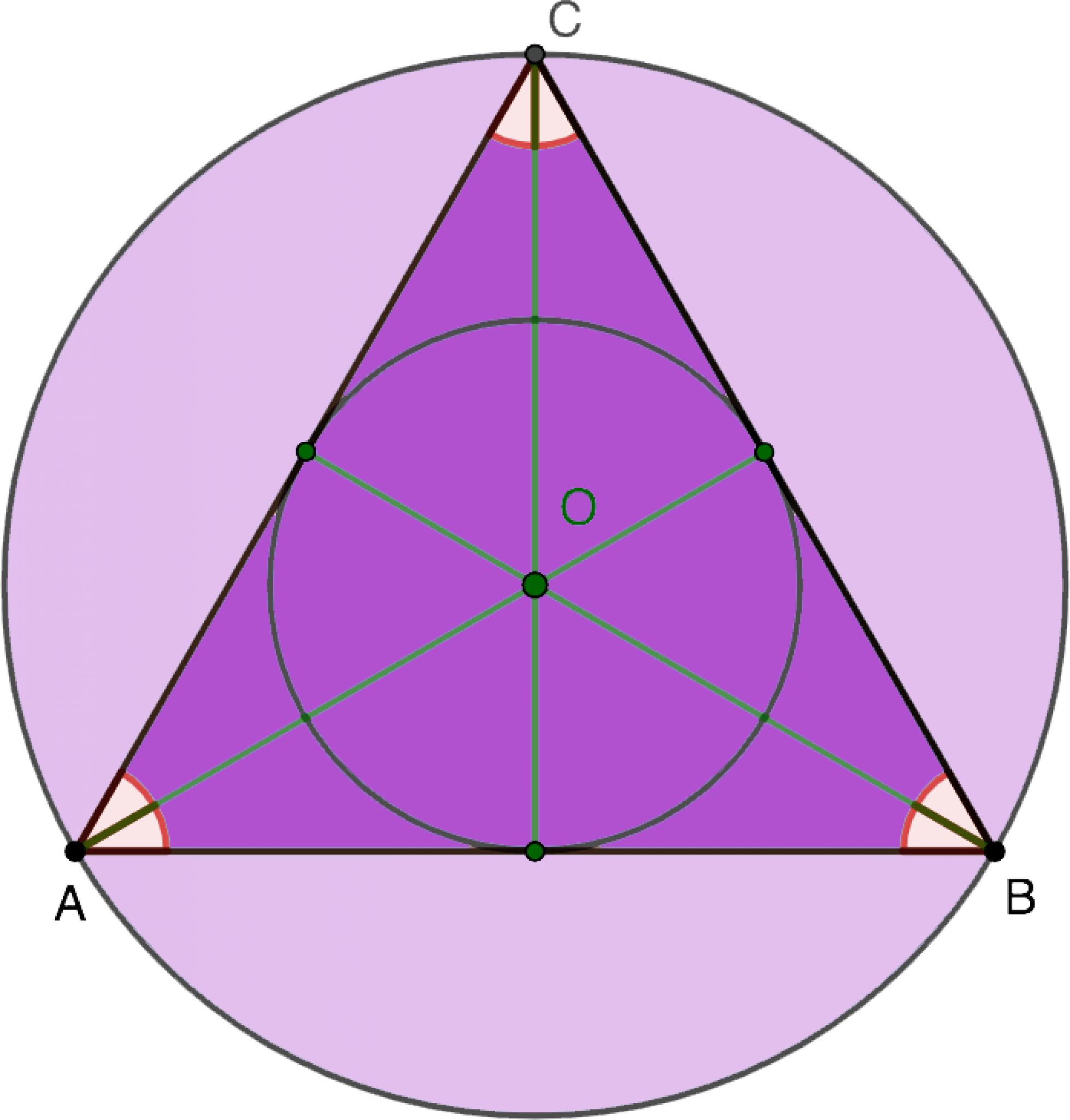 Propiedades de un triángulo equilátero: teoría y ejemplo de un problema